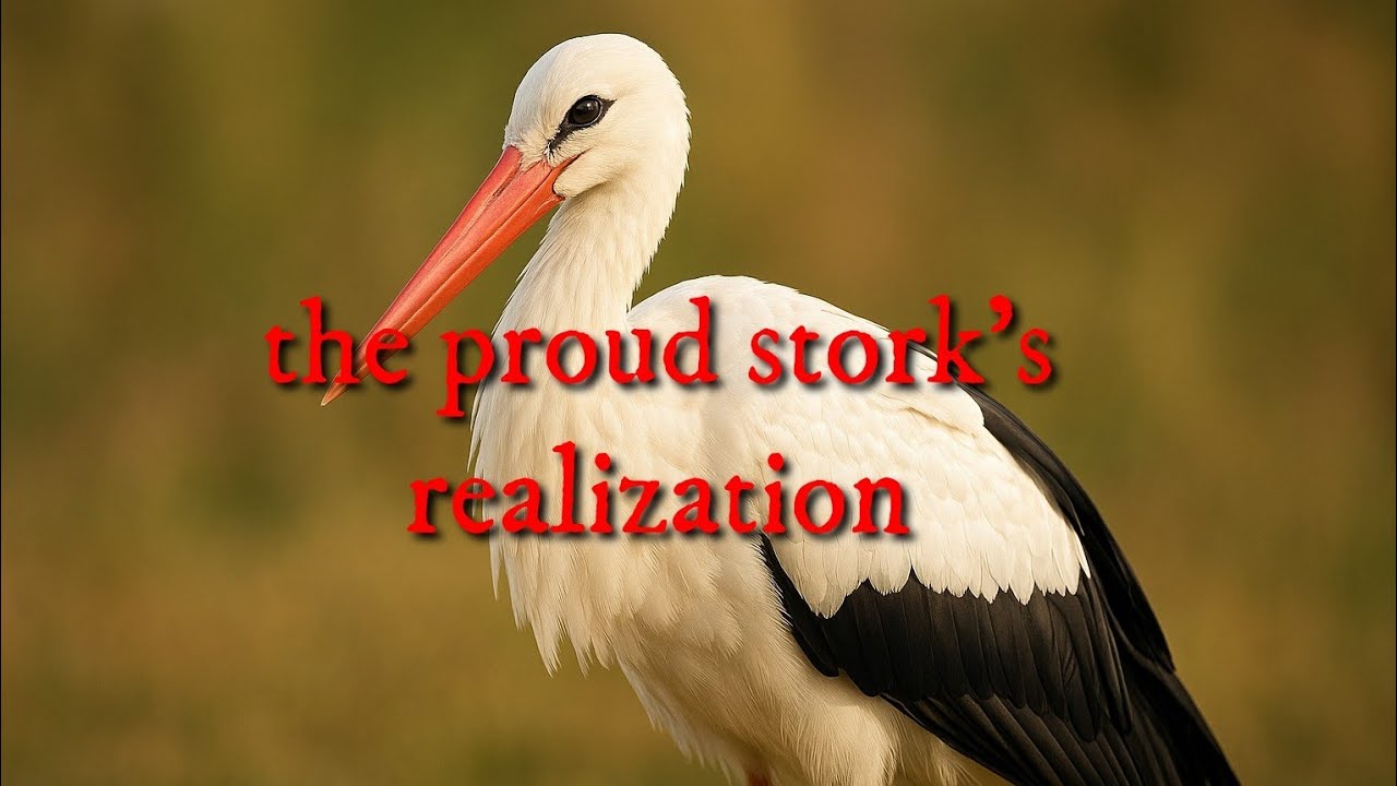The proud stork's realization#story #friends #storytime #quotes - YouTube
