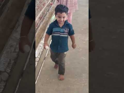 Krithvik playing with Hens - YouTube