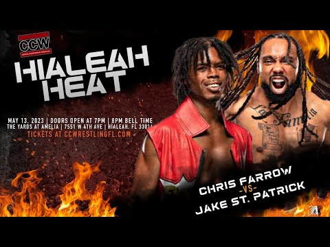 Chris Farrow vs. Jake St. Patrick, CCW Cruiserweight Title Match ...