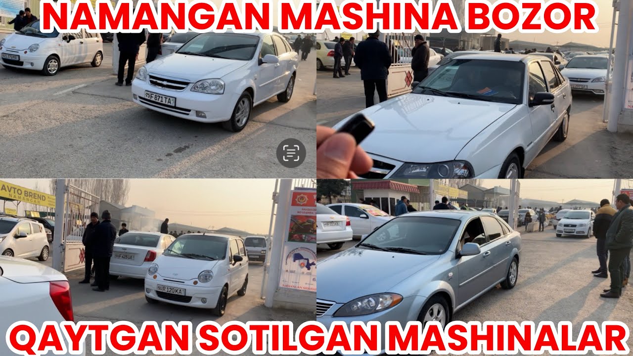 NAMANGAN MASHINA BOZORDA MASHINA NARXI QANCHA - YouTube