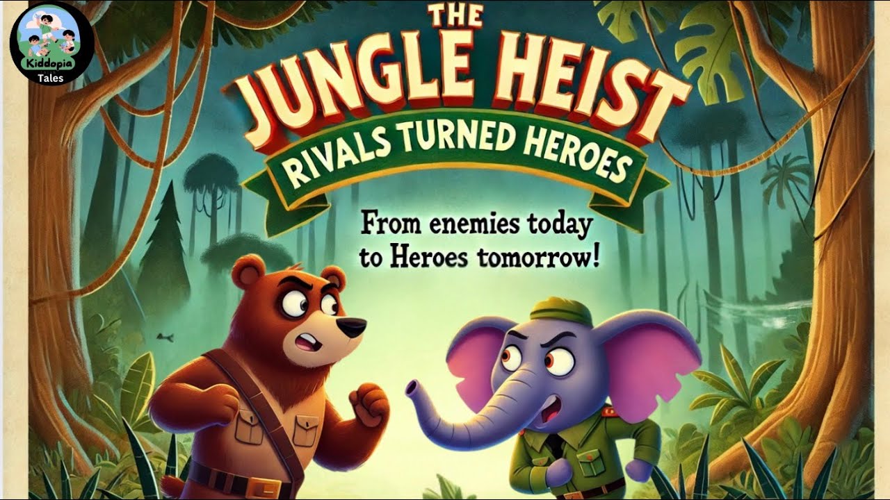 The Jungle Adventure Heist for Kids & Toddler | Kids Moral Story ...