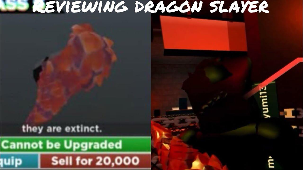 Reviewing Dragon slayer!(Roblox Boxing League) - YouTube