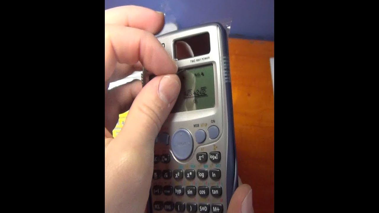 Casio Fx 991ES Plus Scientific Calculator Unpack YouTube
