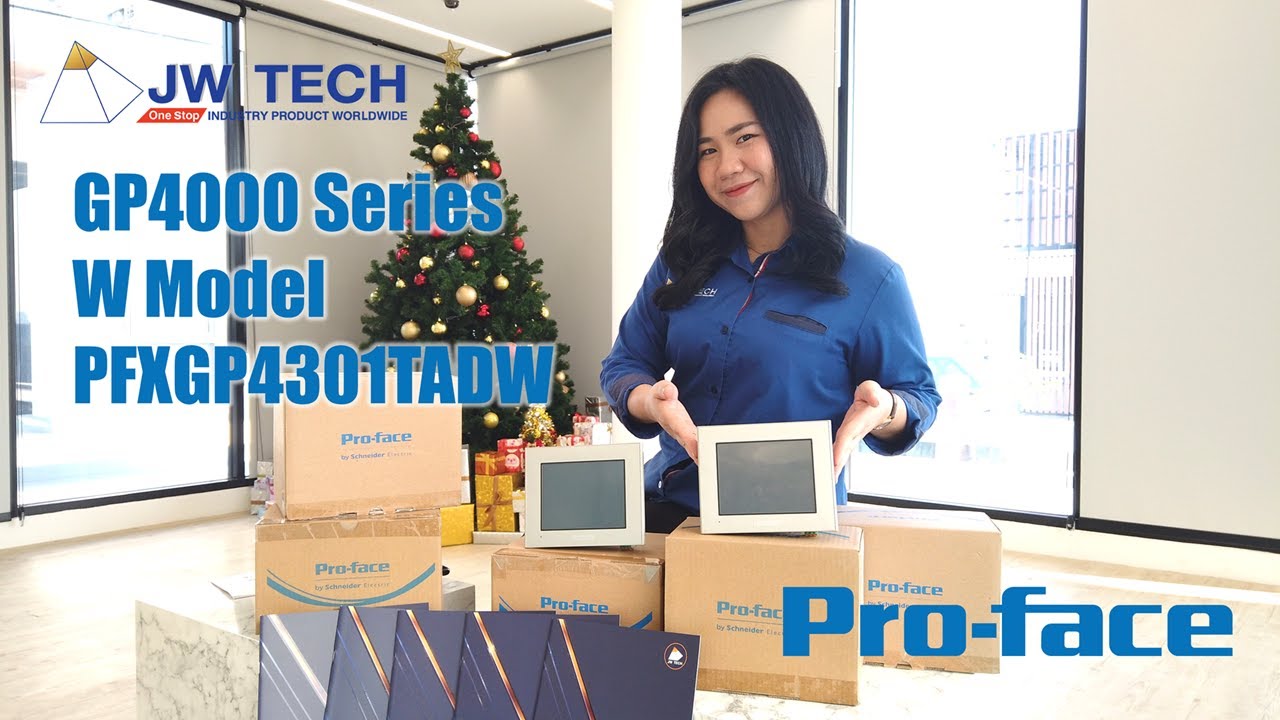 REVIEW PROFACE: HMI Proface GP4000 Series W Model - YouTube