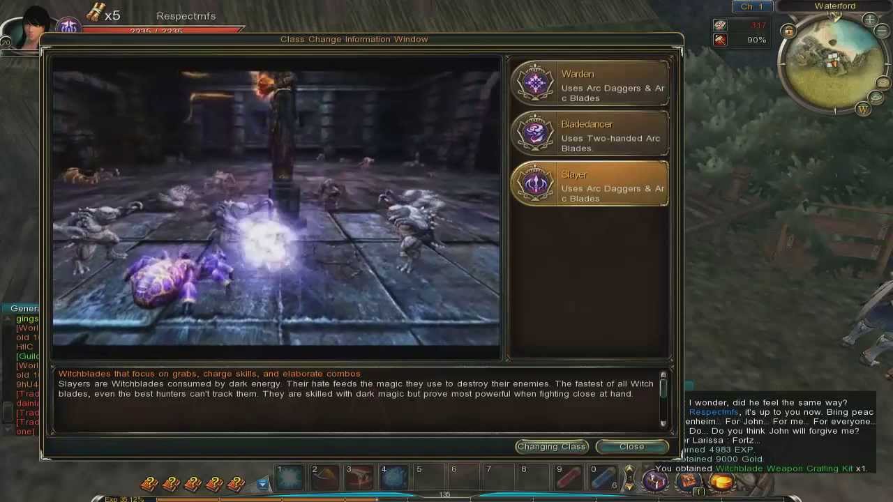 C9 Gameplay: Class change quest - YouTube