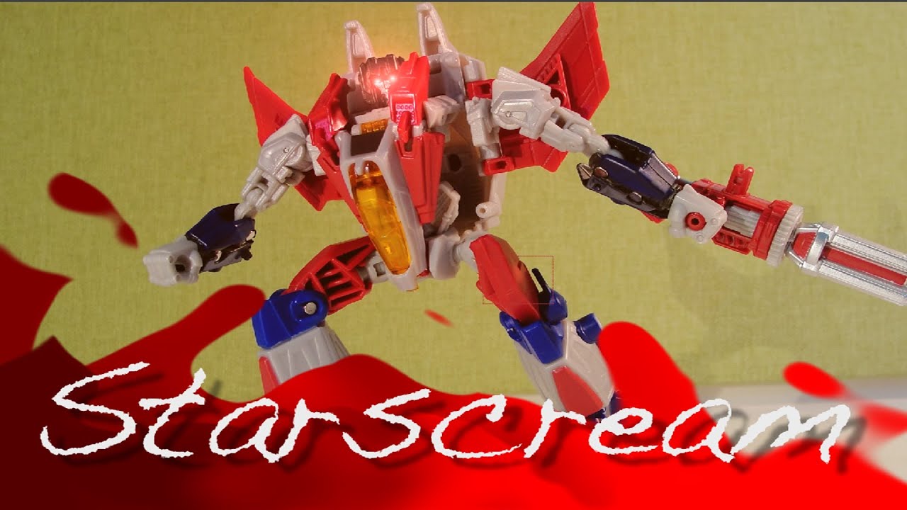 FOC Starscream Stop Motion - YouTube