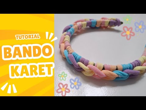 bando anak cantik cukup pakai dua bahan saja | cute braided headband ...