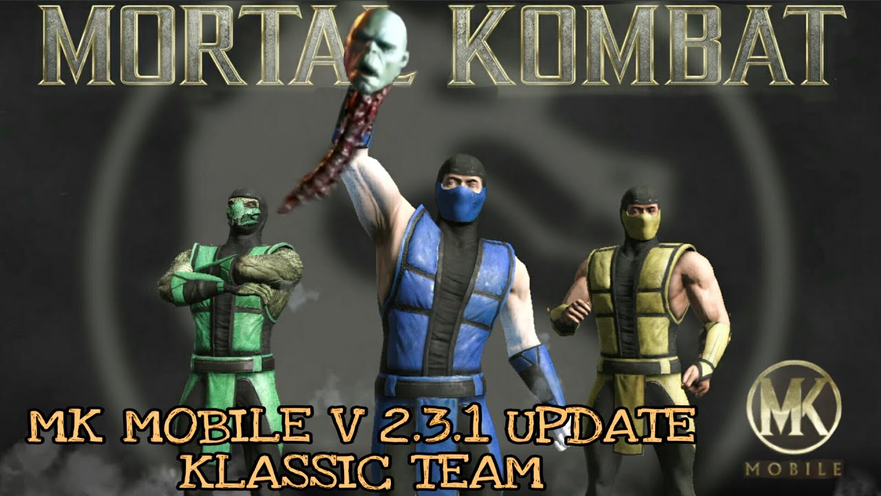 Mk 11 mobile||Mk mobile v 2.3.1 update gameplay with.(KLASSIC TEAMMATE ...
