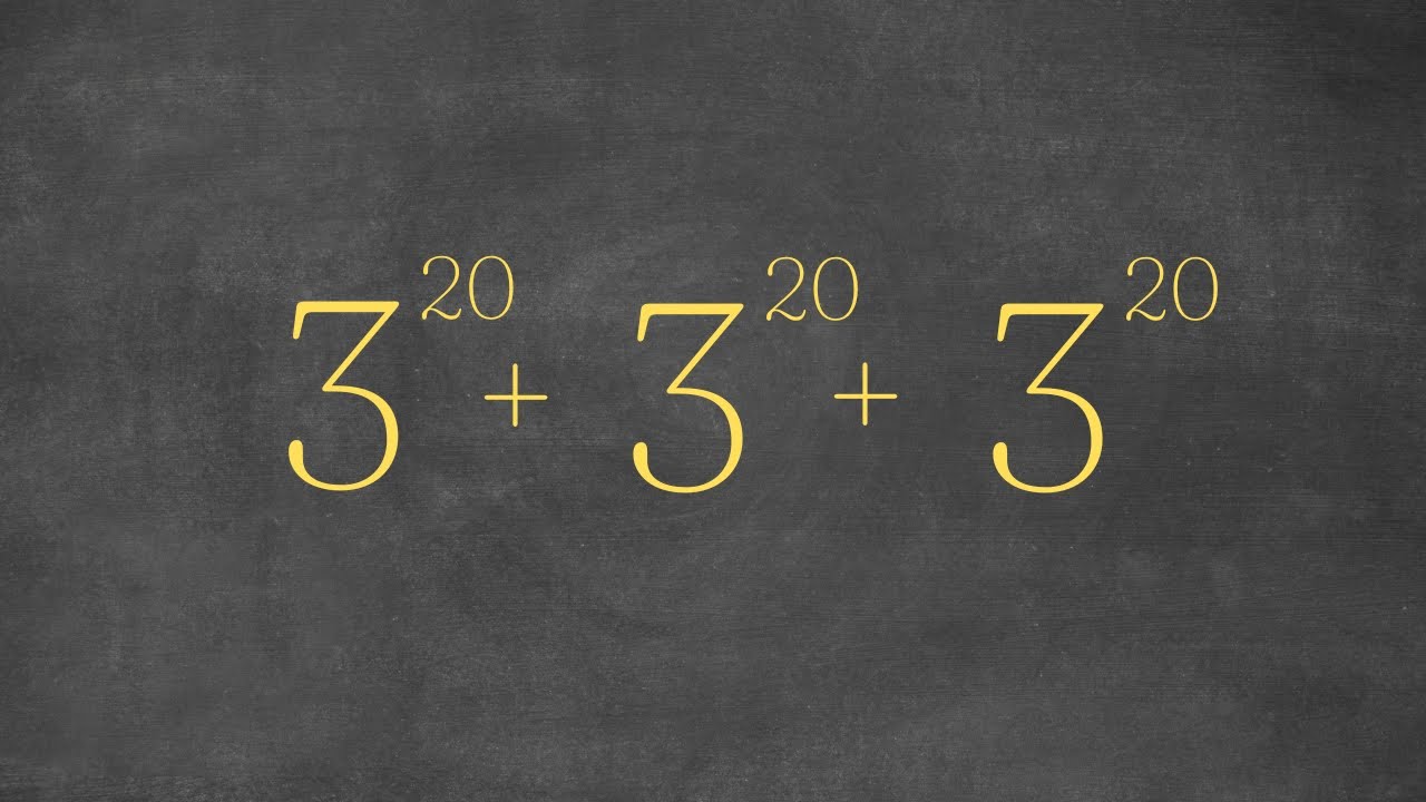 A Tricky Exponential Problem Youtube 2878