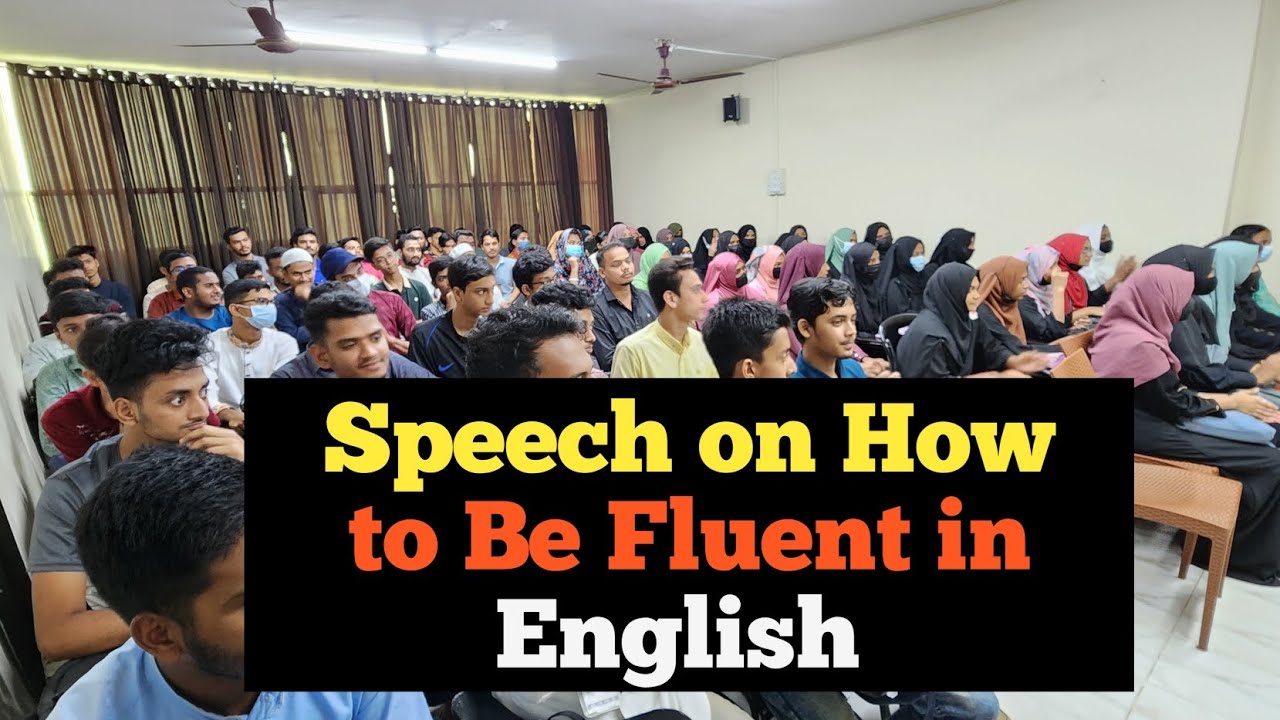 Speech on How to Be Fluent in English | Prime English Academy - YouTube