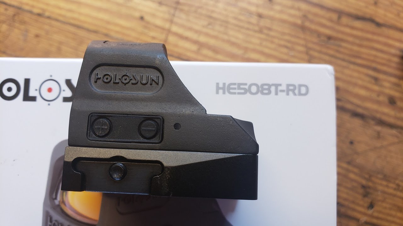 Holosun HE508T First Impressions - YouTube