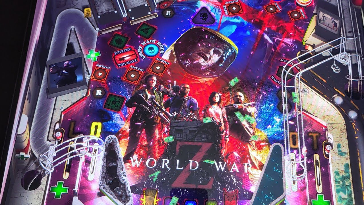 World War Z pinballFX gameplay on my vitualpinball cabinet.Best table ...