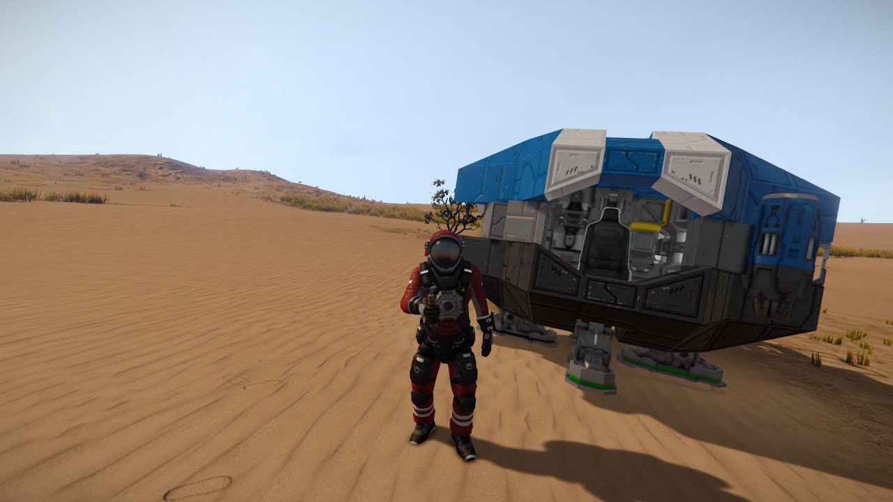 Space Engineers Driving Pertam 1 Planet fall - YouTube