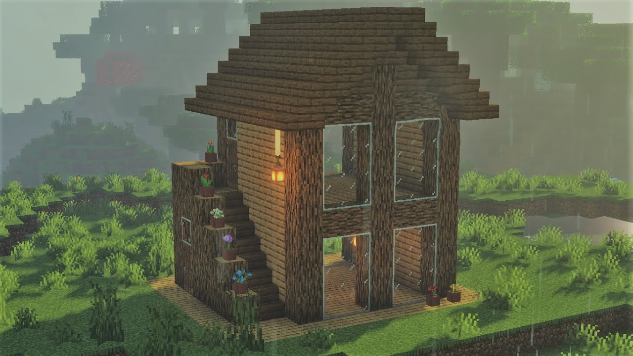 Minecraft I Odundan Ev Nasıl Yapılır - YouTube