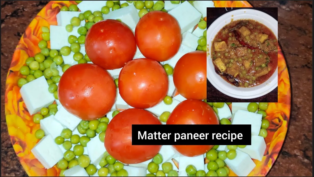 matter paneer recipe - YouTube