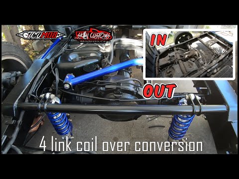 4 LINK COIL OVER SETUP ON NBS SINGLE CAB - SUPER CLEAN CONVERSION # ...