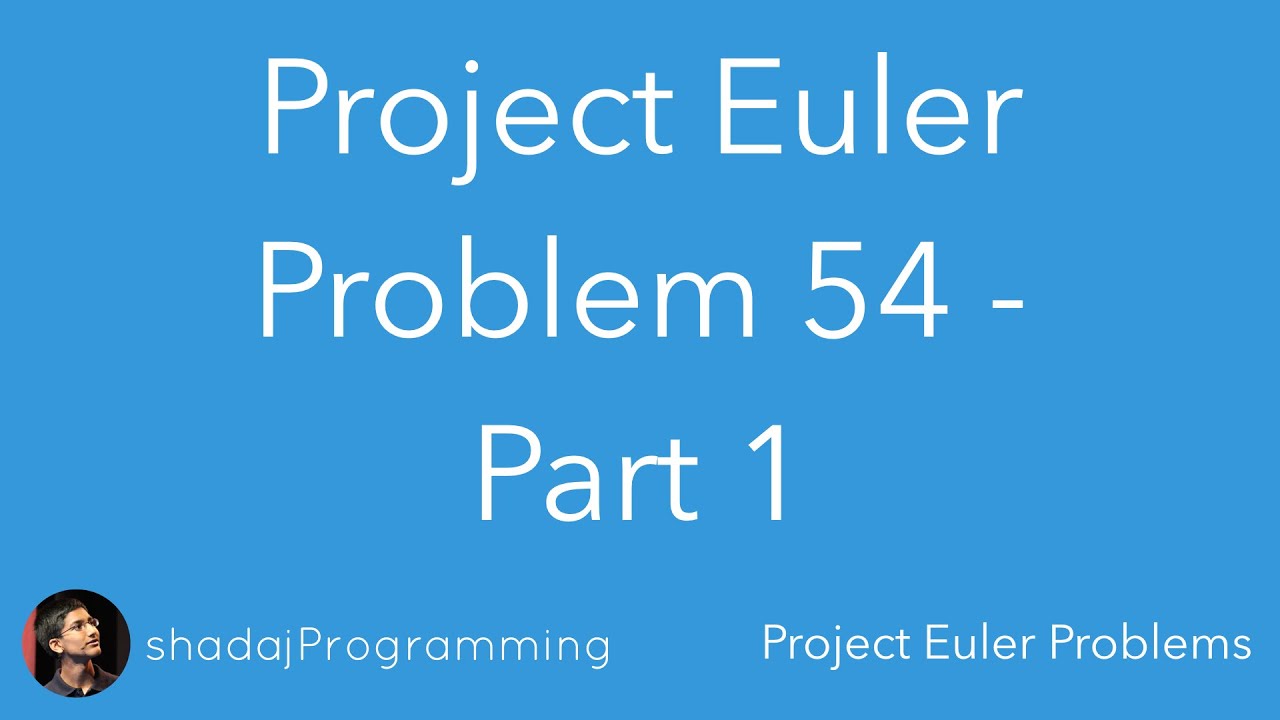 Project Euler Using Scala Problem 54 Part 1 Youtube 8237