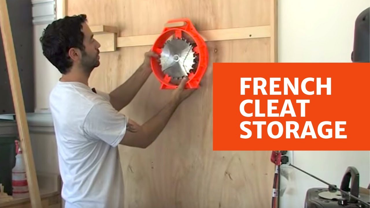 106 - How to Build a French Cleat Storage System - YouTube