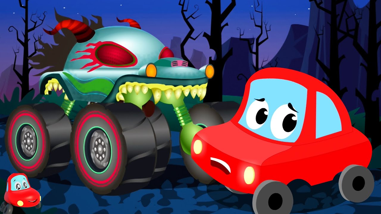 Beware of the Monster Truck & More Haunted Car Videos for Children ...
