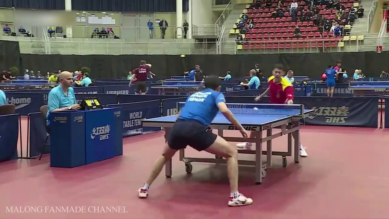 Zhou Yu vs Emmanuel Lebesson | 2019 Austrian Open (Private Video) - YouTube