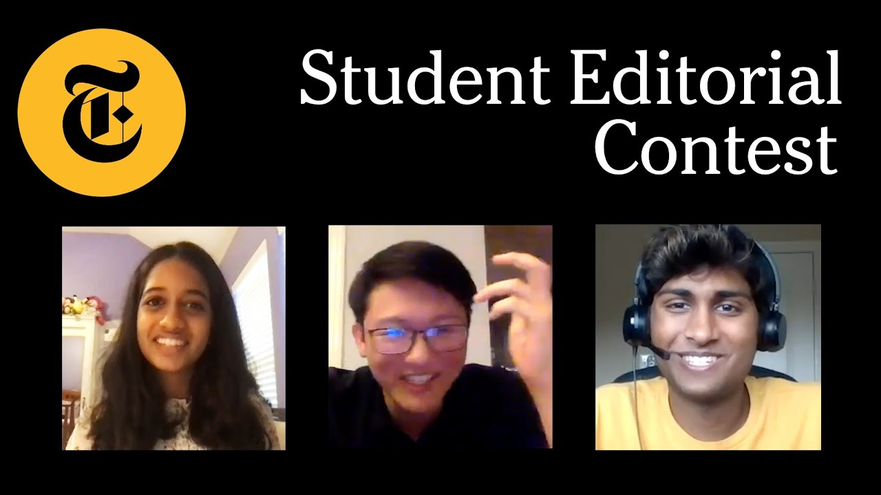 Reflections From Winners of Our Student Editorial Contest - YouTube