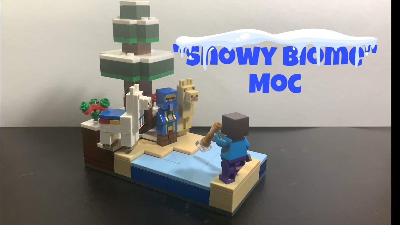 ️ ”Snowy biome” - Lego Minecraft Moc ️ - YouTube