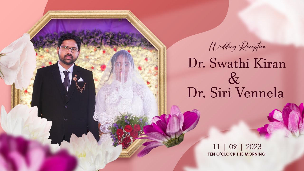 Dr Swathi Kiran And Dr Siri Vennela Wedding Reception Live September 11 2023 10 Am