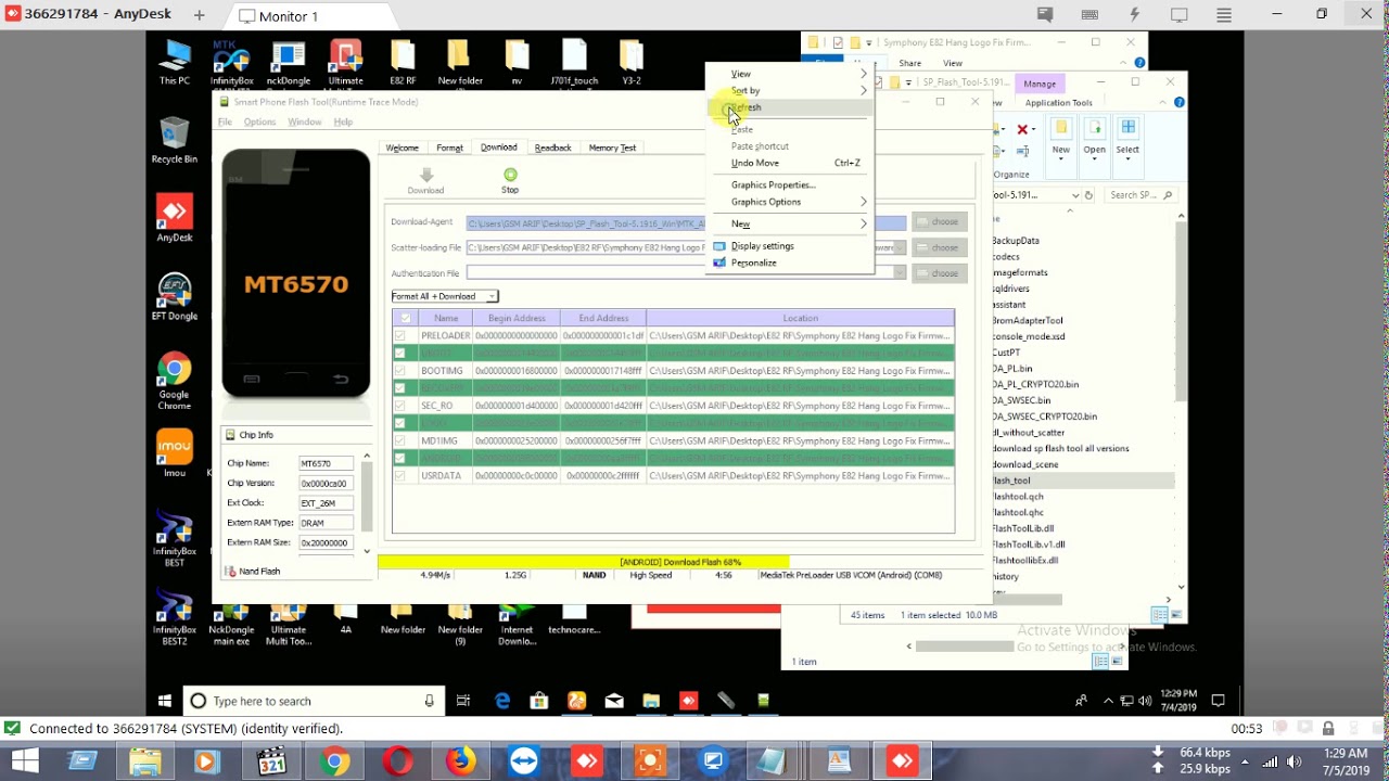 How To Flash Symphony E82 Hang Logo Fix Customer Care Firmware - YouTube