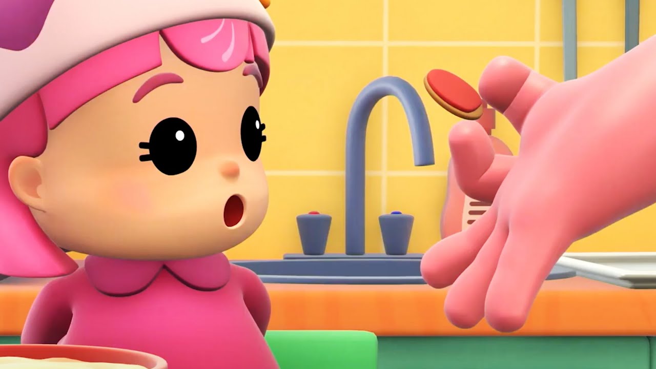 Baking Cookie Shapes! | Hero Dad | Cartoons For Toddlers! - YouTube