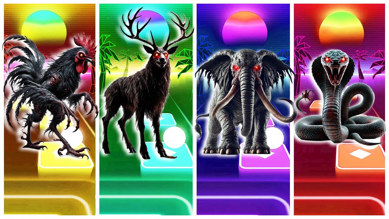 Zombie Rooster 🐓 vs Zombie Moose 🫎 vs Zombie Mammoth🦣 vs Zombie Snake🐍 ...