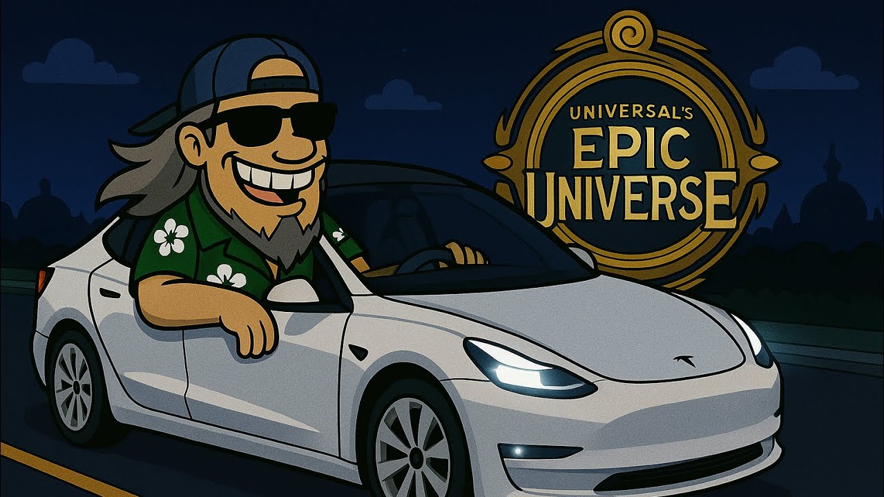 The night before Universal’s epic universe opens practicing rideshare ...