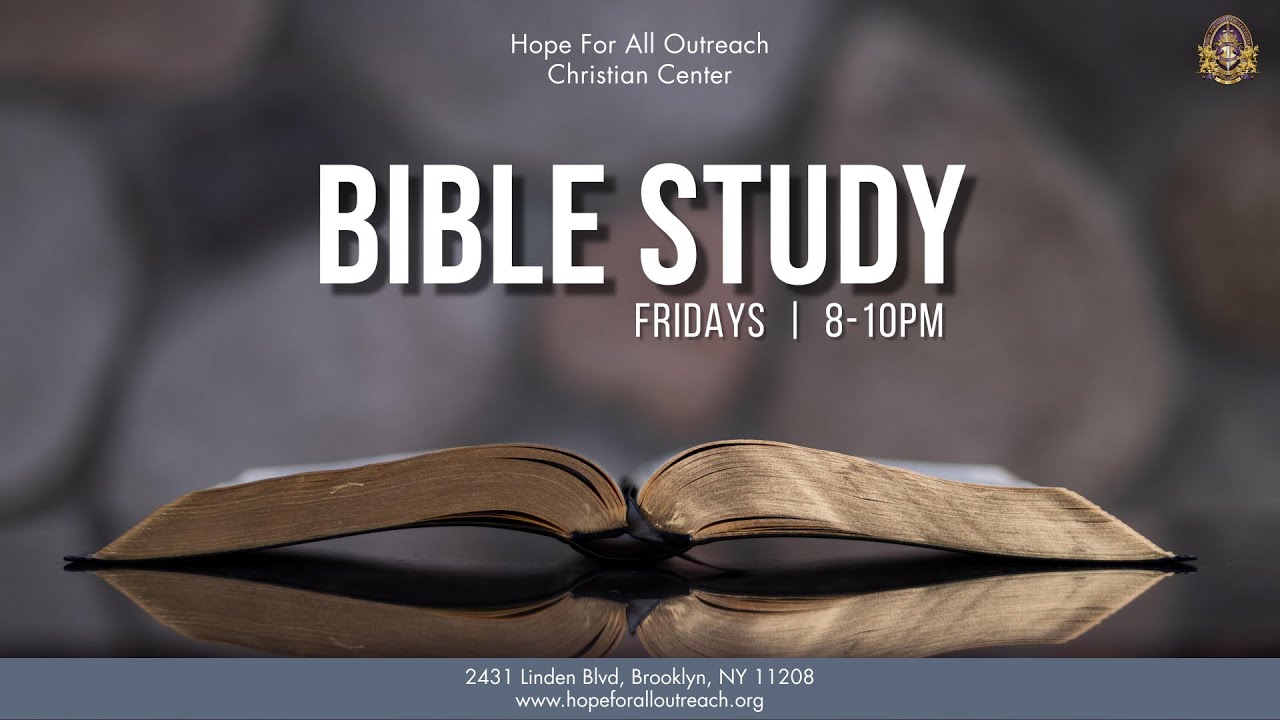 10.25.2024 | Friday Night Bible Study | Bishop Christopher E. Finch ...