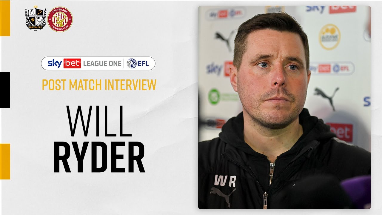 Post Match | Will Ryder speaks to the press following 2-2 draw with ...