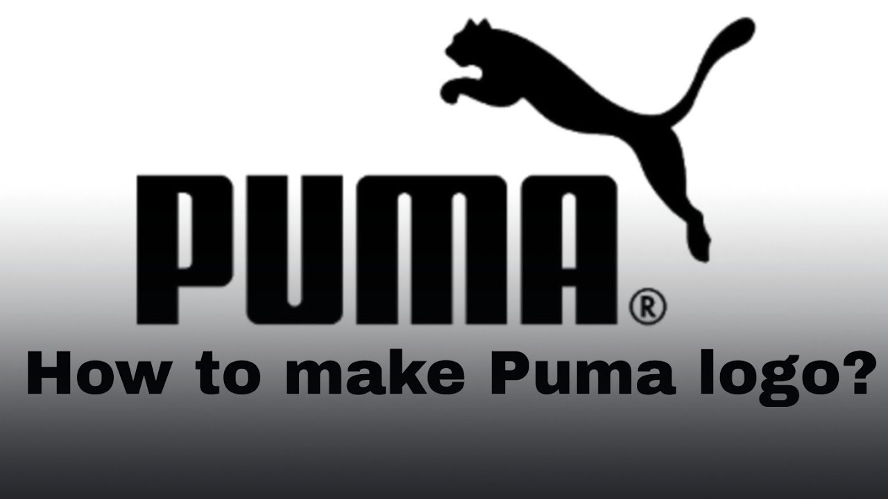 how to make puma logo in coreldraw | designer - YouTube