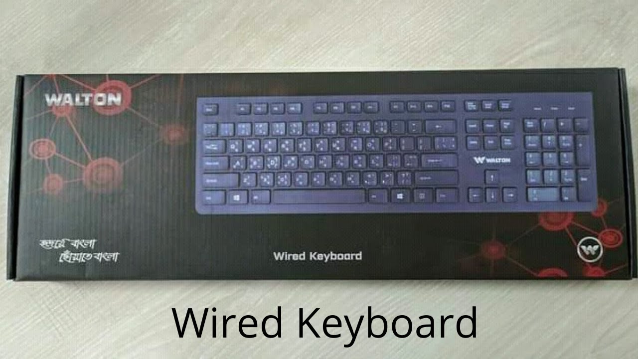 Walton Keyboard unboxing - YouTube
