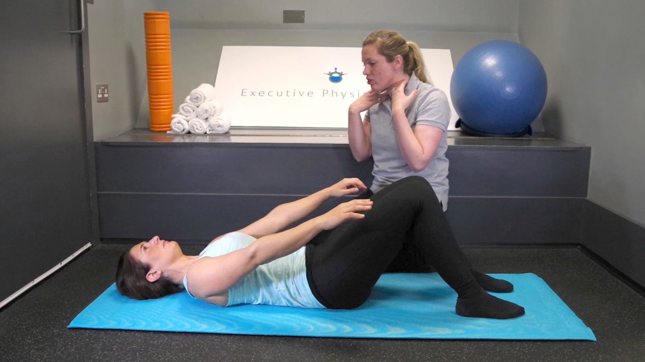 Partial sit up - YouTube