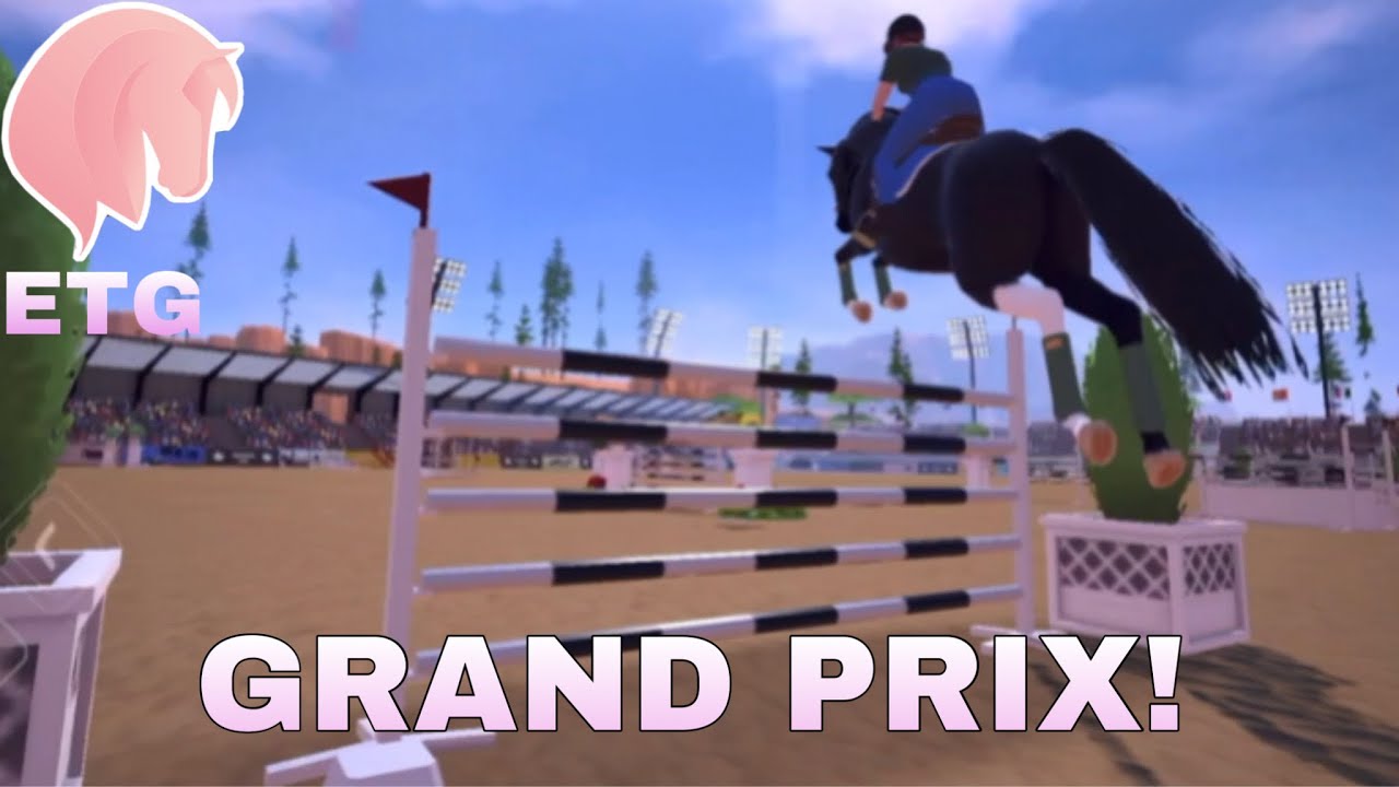 Equestrian the game! Competing in the Grand Prix with Raven! [ETG E42 ...