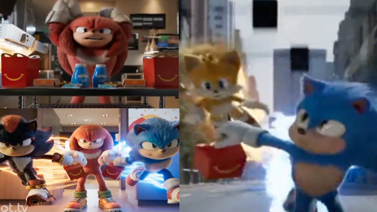 McDonald's Commercial 2024 Sonic the Hedgehog 3 Ad Review - YouTube
