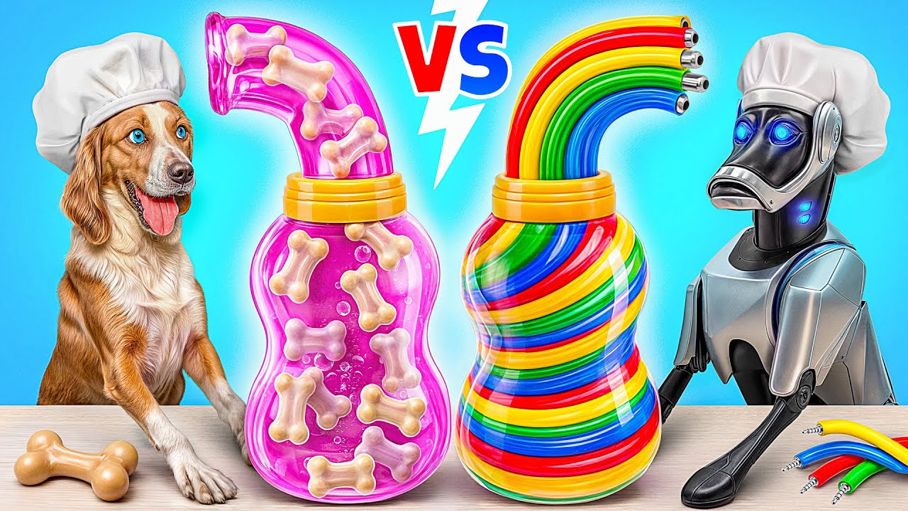 Me vs Grandma Cooking Challenge with Dog | Funny Kitchen War by Multi ...