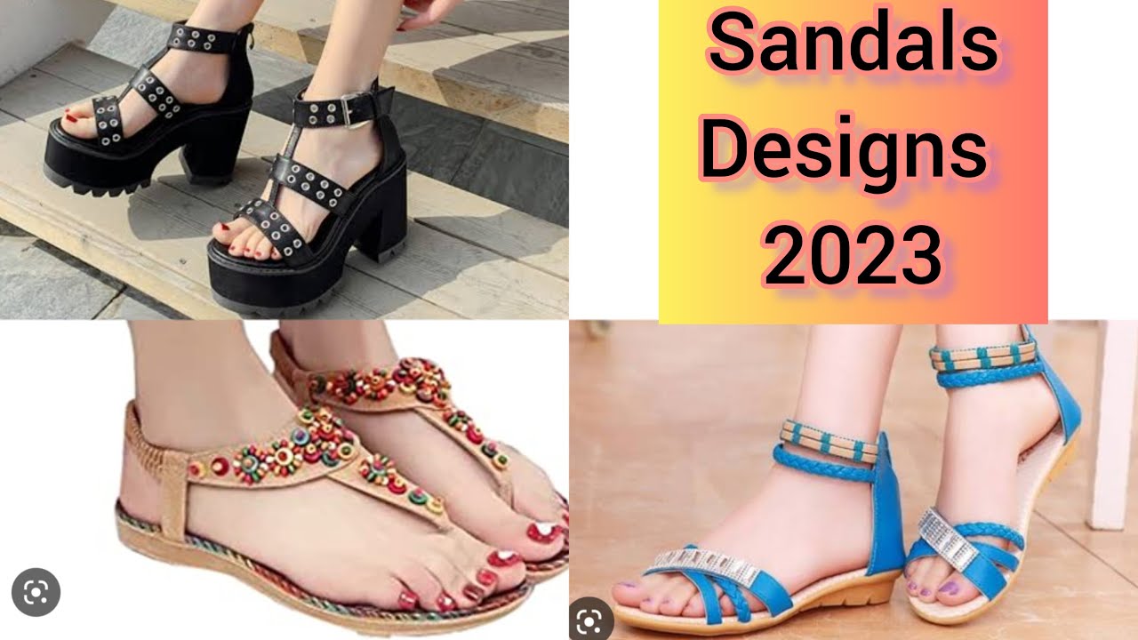 Latest Sandals Designs | Flat and Heel | New collection |2023 New ...