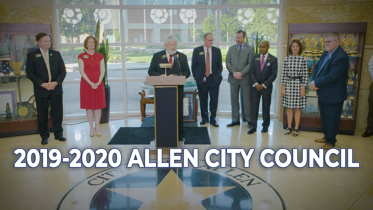 Allen City Council Reception 2019 - YouTube