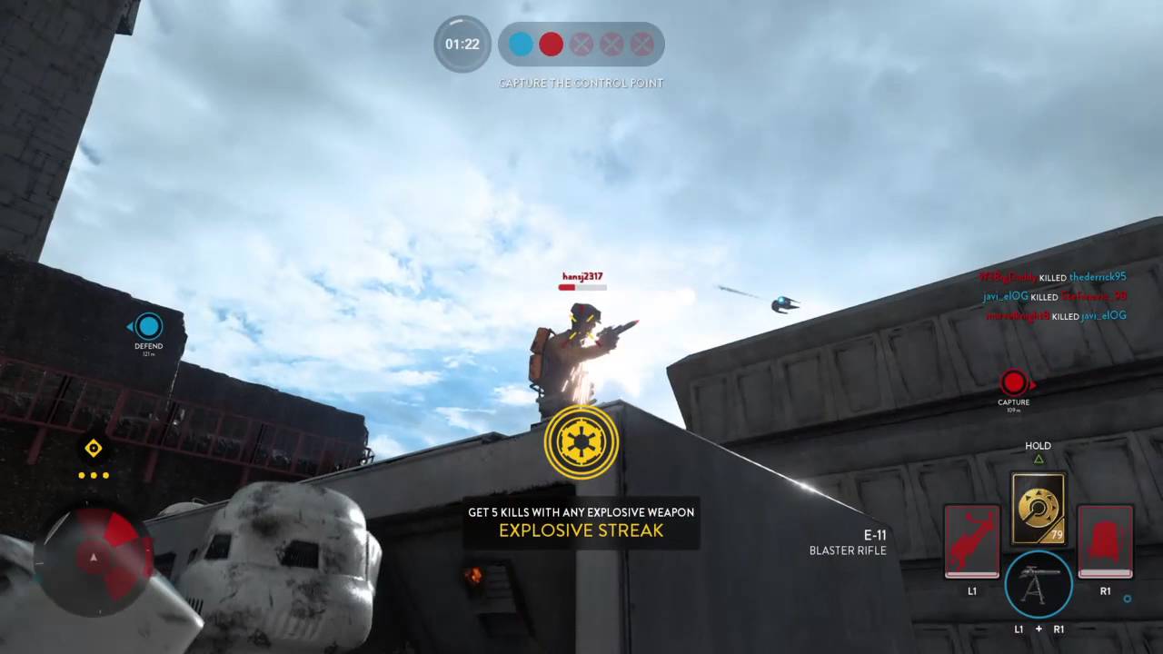 Star Wars Battlefront Jump Pack + Bowcaster = Godly Combo - YouTube
