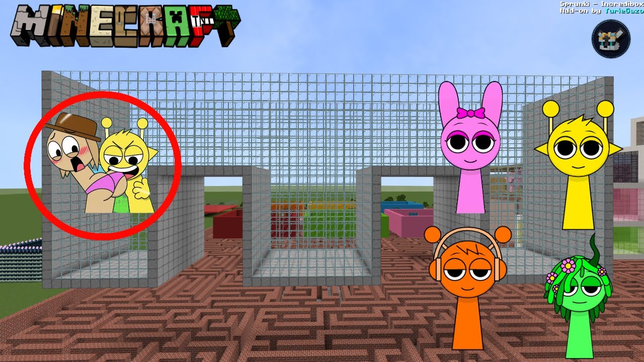 Incredibox Sprunki in NEW Mods Simon Horror in Maze Gmod Minecraft PE ...