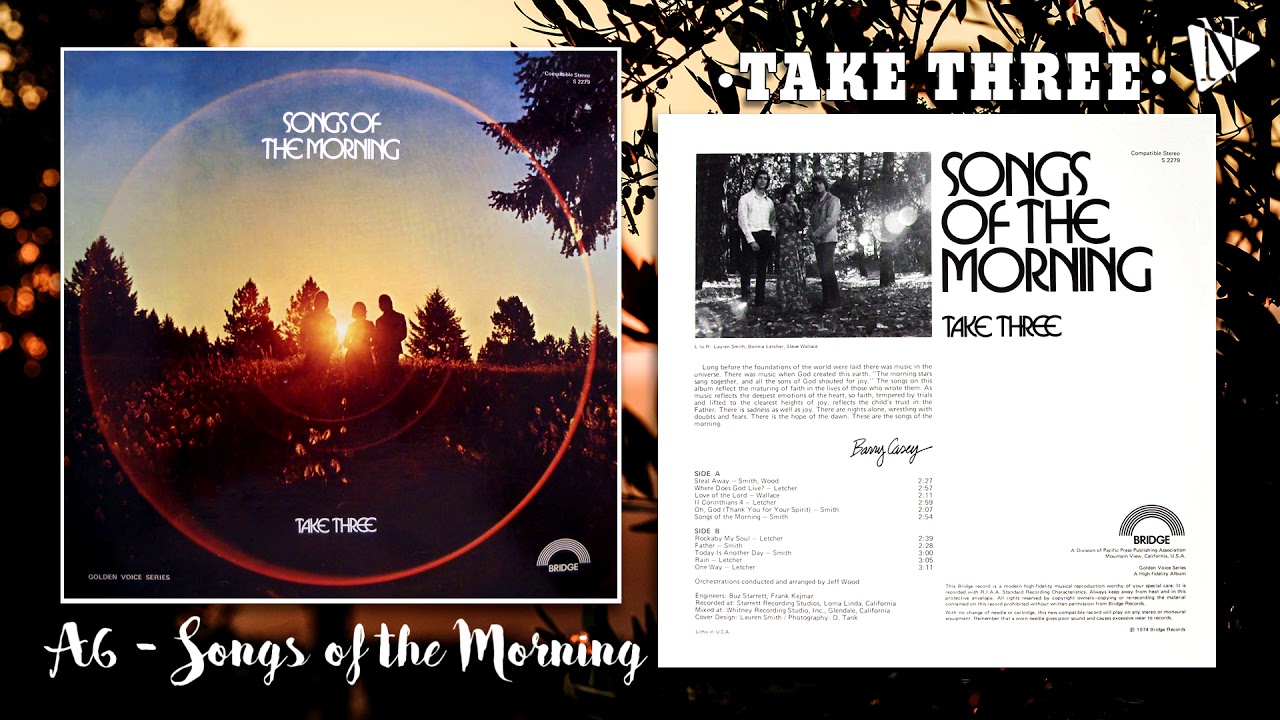 TAKE THREE | SONGS OF THE MORNING (FULL ALBUM) - YouTube