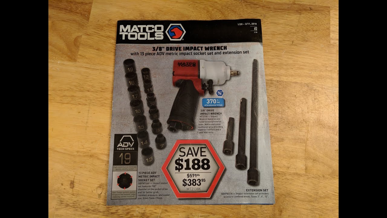 Matco Tools - Feb '18 Flyer review - YouTube