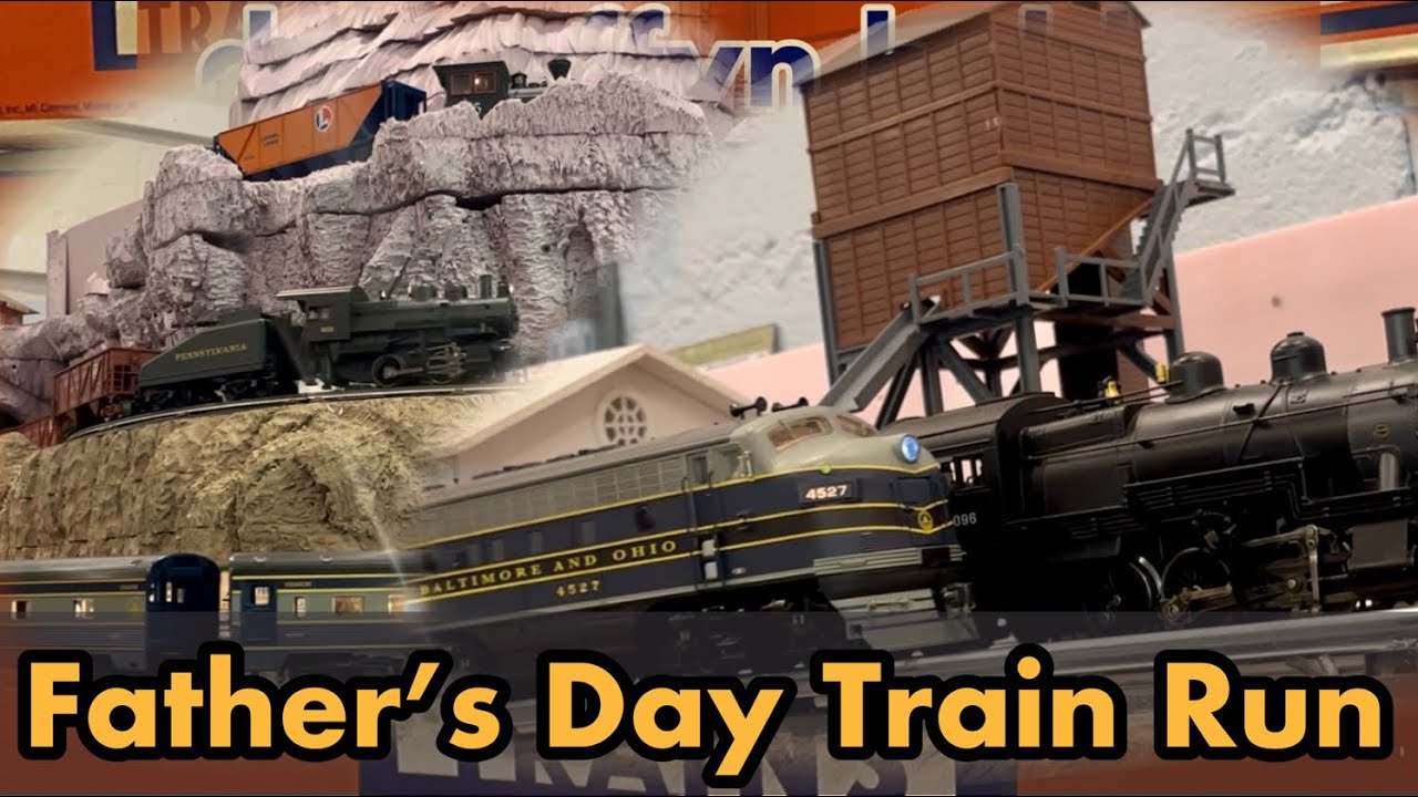 Father’s Day Train Run! It’s always a good time to run some trains ...