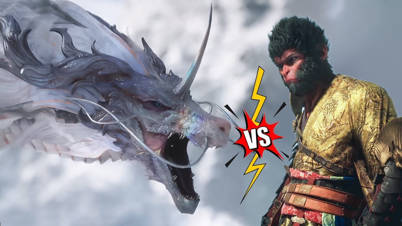 Black Myth: Wukong - Epic Dragon Boss Fight | Loong Battle Gameplay ...