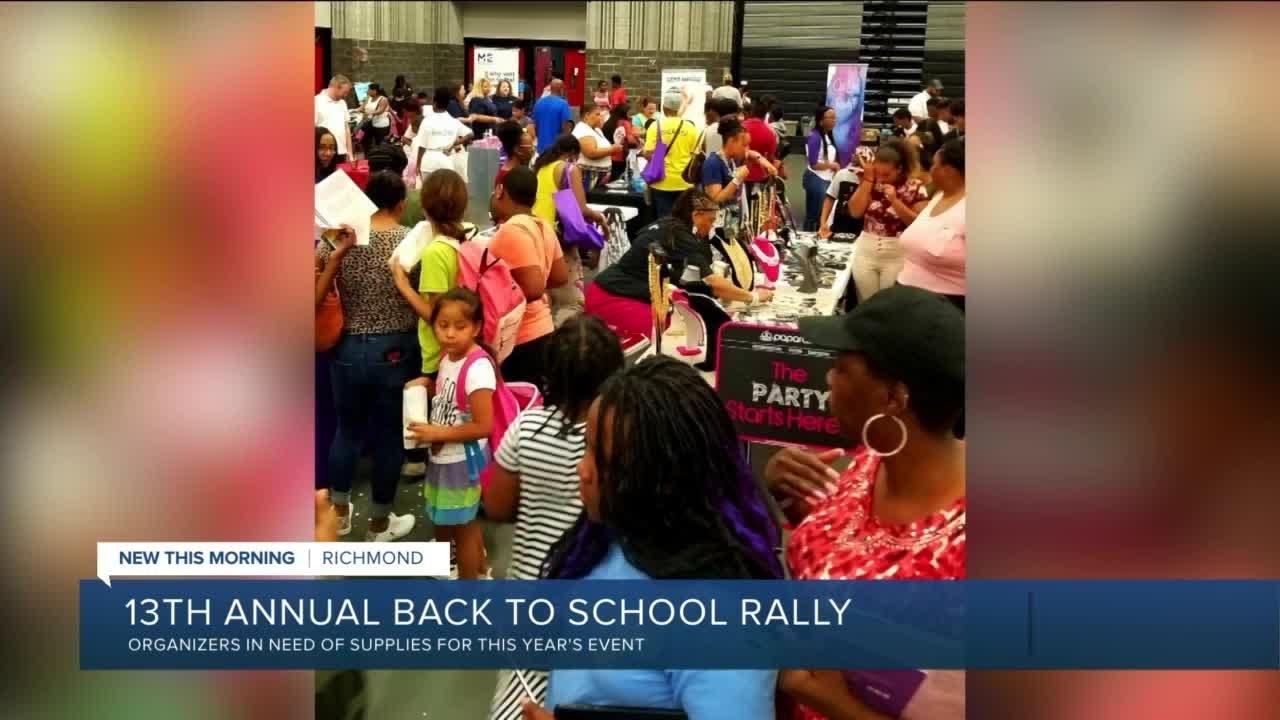 13th annual back to school rally - YouTube