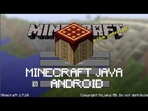 Cara Pasang MC Java Dan Mod Nya Di Android | Minecraft Java 1.7.10 ...