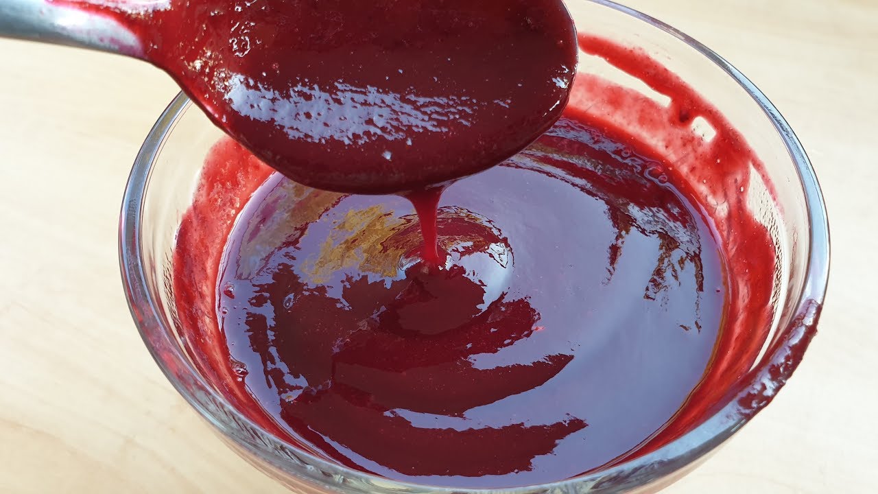 Coulis de fruits rouges maison 👌🏻🍓🍒 كولي الفواكه الحمراء - YouTube